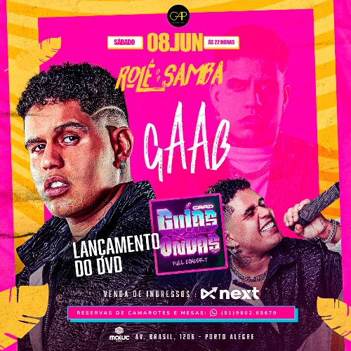 GAAB - LANÇAMENTO DO DVD “GUIAS E ONDAS” NO ROLÊ DO SAMBA | Next ...